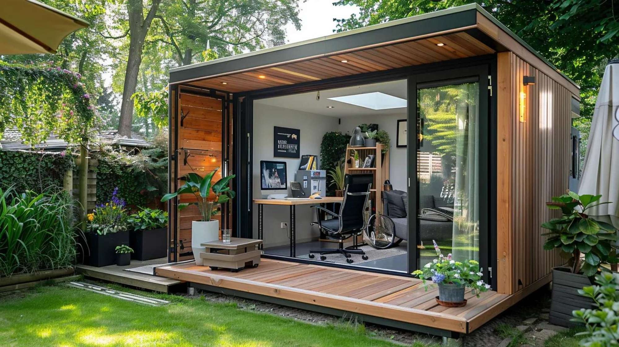 Guide to Designing a She Shed with AC and Electricity | Freedom Room