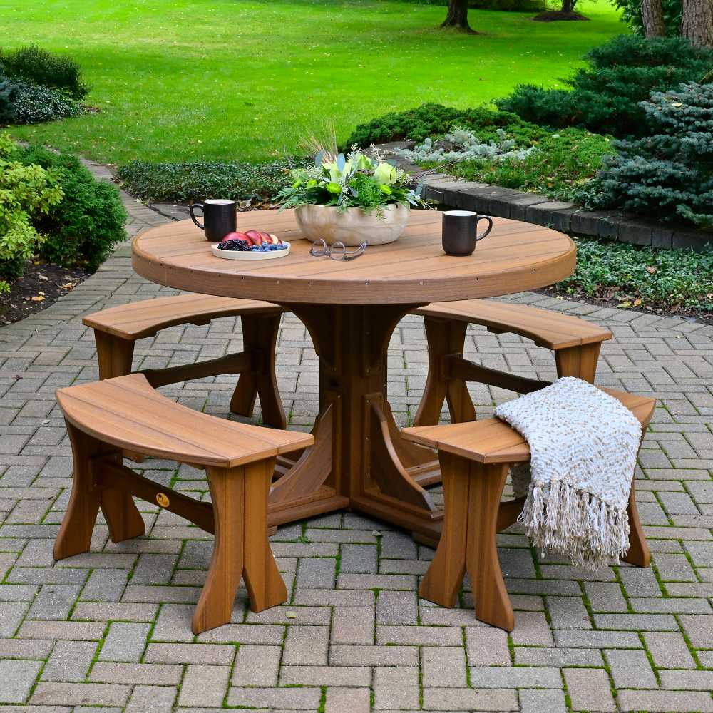 LuxCraft 4' Round Table | Outdoor Tables | Freedom Room